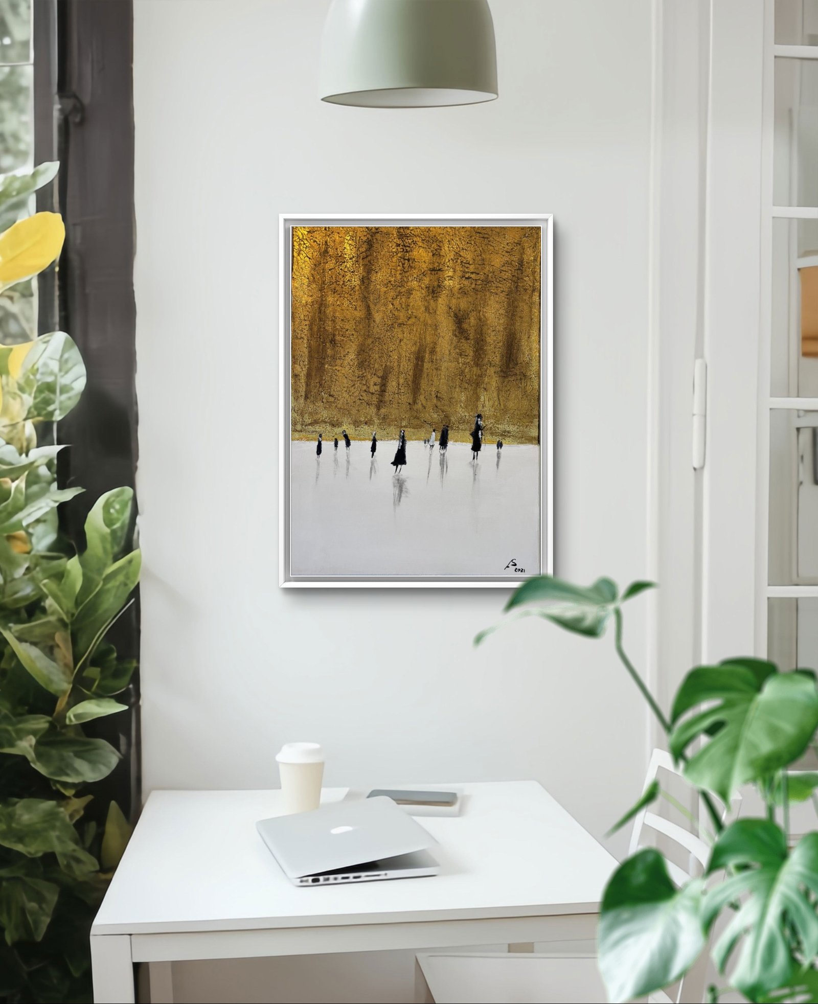 Ice Rink Painting - Adam Serafin